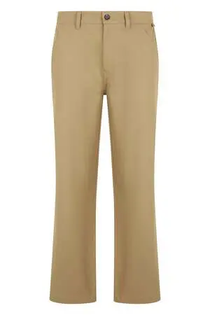 Burberry Tailored Cotton Trousers Ss26 Collection - Beige