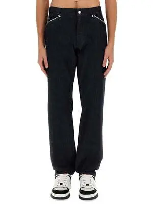 Dolce & Gabbana Piped Straight-leg Jeans - Denim