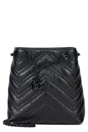Gucci Mini Chevron Pattern Shoulder Handbag