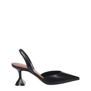 Amina Muaddi Slingback Strap Pointed Toe Heels With 70mm Covered Heel