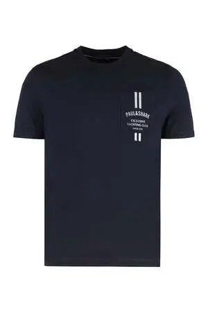Paul & Shark Essential Crew-neck T-shirt Regular Fit - Blue