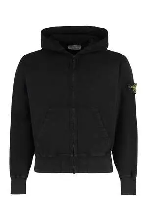 Stone Island Hoodie Sweater - Black