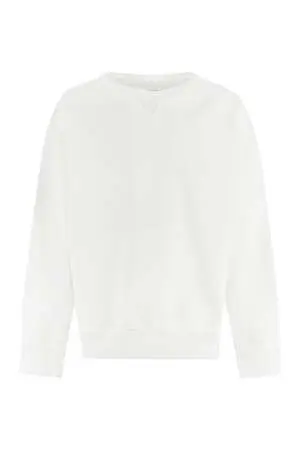 MAISON MARGIELA Cotton Crew-neck Sweatshirt - White