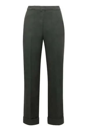 Aspesi Cotton-linen Trousers For - Green