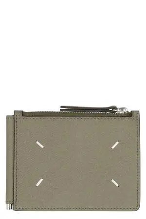 MAISON MARGIELA Mini Hammered Cardholder With Coin Pocket