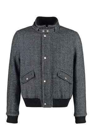 MARANT Isabel Peter Wool Bomber Jacket - Grey