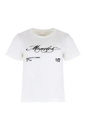 Moncler Crew-neck T-shirt For Fw25 Collection - White
