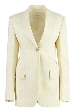 Sportmax Max Mara Single-breasted Two-button Jacket - Ivory