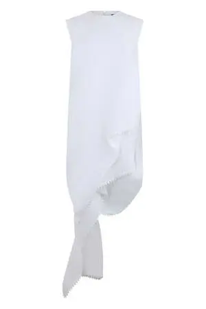 Jacquemus Asymmetrical Long Dress - White