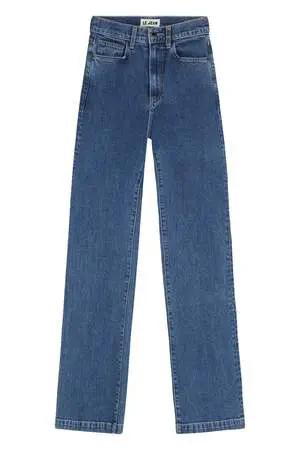 LE JEAN LE JEAN Straight Leg Jeans With Flare Design