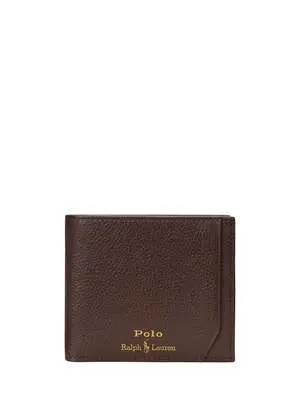 Ralph Lauren Premium Leather Wallet For Fw25 Collection - Brown