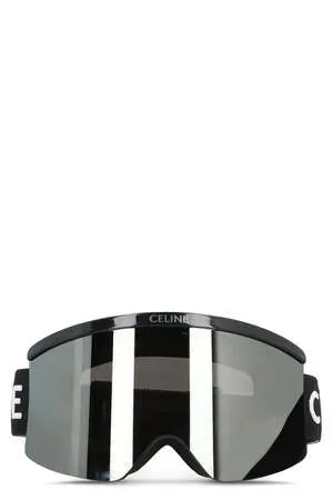 Celine Ski Mask In Injected Nylon With Mirror Lenses