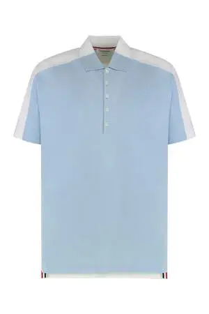 Thom Browne Pique Cotton Polo Shirt Short Sleeved