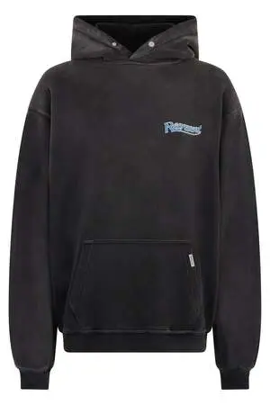 REPRESENT Hooded Sweatshirt With Logo Print - Grey