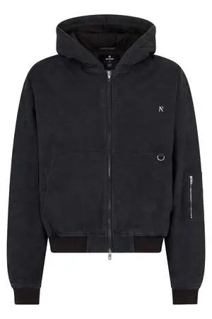 REPRESENT Hooded Bomber Jacket With Metallic Detailing