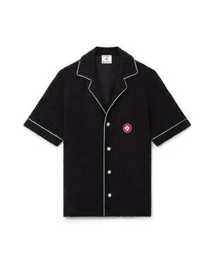 Casablanca Monogram Towelling Shirt - Black