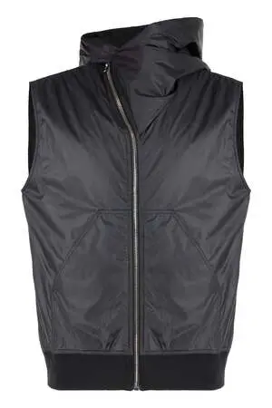 Rick Owens Padded Hooded Vest - Black