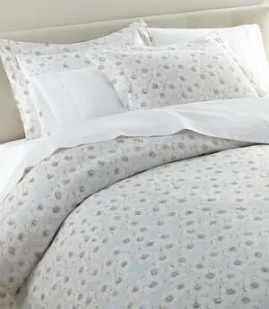 PEACOCK ALLEY Ella Linen Duvet Set - Sky