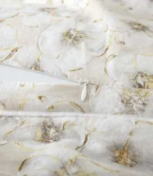 PEACOCK ALLEY Ella Linen Duvet Set - Sky