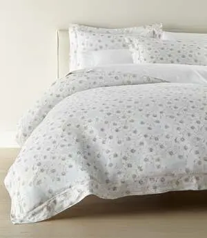 PEACOCK ALLEY Ella Linen Duvet Set - Sky