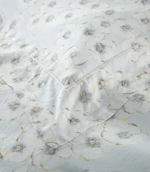 PEACOCK ALLEY Ella Linen Duvet Set - Sky