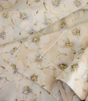 PEACOCK ALLEY Ella Linen Duvet Set - Sky