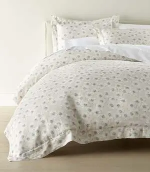 PEACOCK ALLEY Ella Linen Duvet Set - Sky