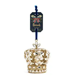 Harrods Embellished Crown Tree Decoration