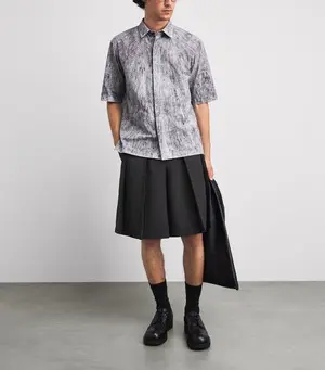 Issey Miyake Pleated Cornice Shorts