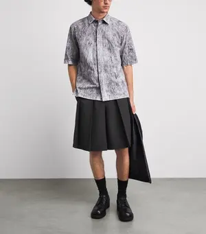 Issey Miyake Pleated Cornice Shorts