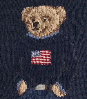 Polo Ralph Lauren Cotton-linen Polo Bear Sweater