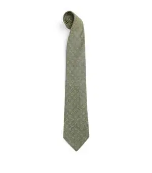 Polo Ralph Lauren Silk Paisley Print Tie - Green