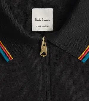Paul Smith Signature Stripe Zip-up Polo Shirt