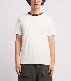 Paul Smith Cotton Artistic Trim T-shirt - White
