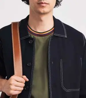Paul Smith Cotton Artistic Trim T-shirt - Green