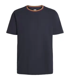 Paul Smith Cotton Artistic Trim T-shirt - Grey