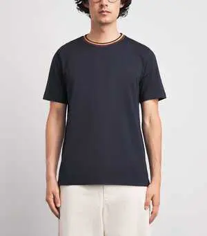 Paul Smith Cotton Artistic Trim T-shirt - Grey