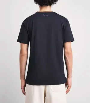 Paul Smith Cotton Artistic Trim T-shirt - Grey