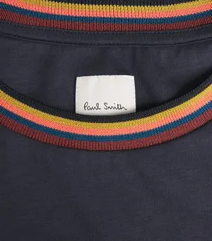 Paul Smith Cotton Artistic Trim T-shirt - Grey