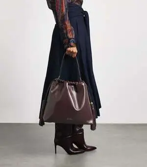Etro Leather Tassel Shoulder Bag