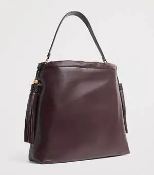 Etro Leather Tassel Shoulder Bag