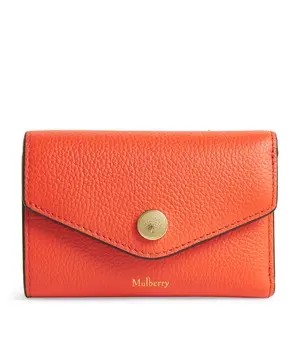 Mulberry Leather Folded Multi-card Wallet