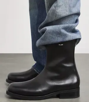 Our Legacy Leather Camion Ankle Boots