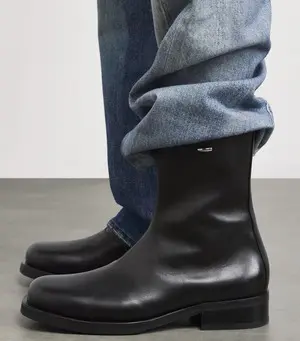 Our Legacy Leather Camion Ankle Boots