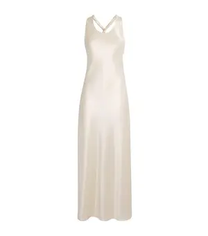 Almada Label Satin Zila Maxi Dress
