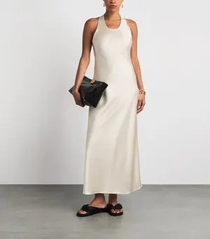 Almada Label Zila Satin Maxi Dress