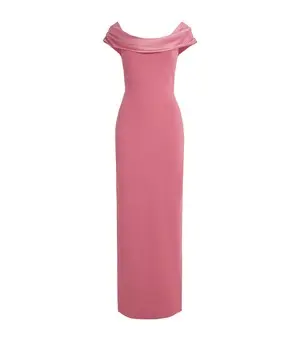 Solace London Crepe Adele Maxi Dress