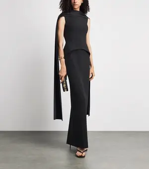 Solace London Cape Annie Maxi Dress
