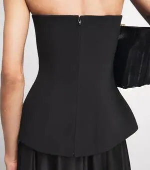 Solace London Peplum Oriana Maxi Dress