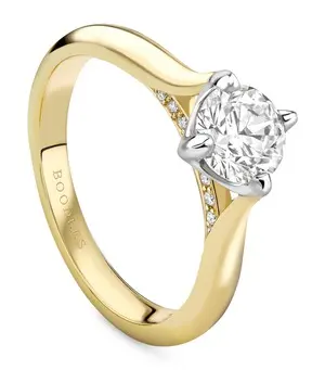 BOODLES Gold And Diamond Brilliance Engagement Ring - Yellow
